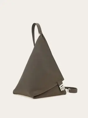 FERRAGAMO Hug Buckle Slingbag Grey