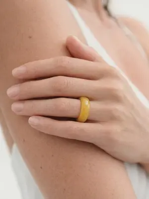 SEREE Carrie Jade Ring