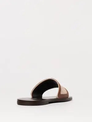 Valentino Garavani And Canvas Slides