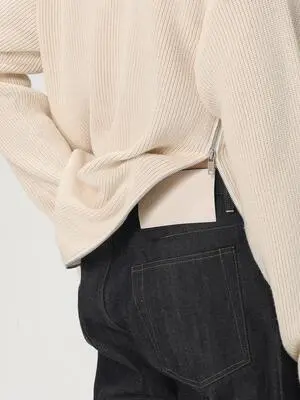 JIL SANDER Ribbed Crew Neck Sweater