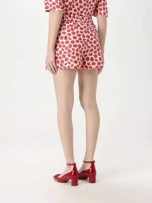 Versace Printed Shorts - Red