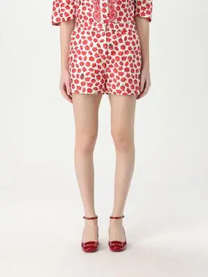 Versace Printed Shorts - Red