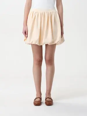 Marni Gathered Mini Skirt - White