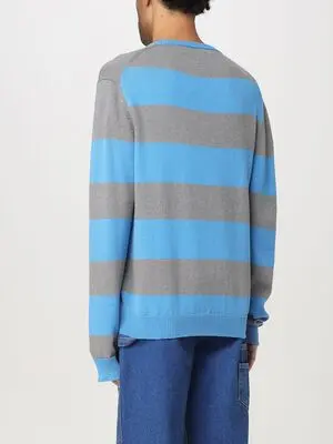 Marni Argyle And Stripe Knit Sweater