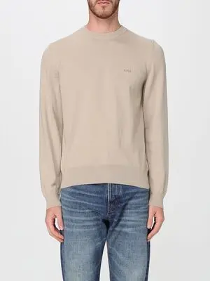 BOSS Crew Neck Sweater - Beige