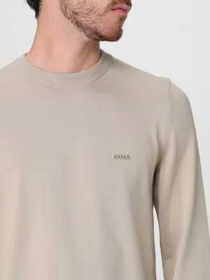 BOSS Crew Neck Sweater - Beige