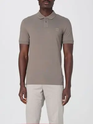 BOSS Polo Shirt Men Camel