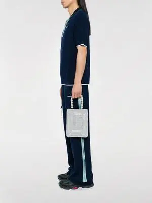 Casablanca Woven Shoulder Bag - Silver