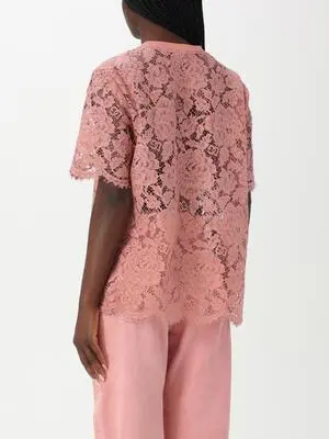 Dolce & Gabbana Lace T-shirt - Pink