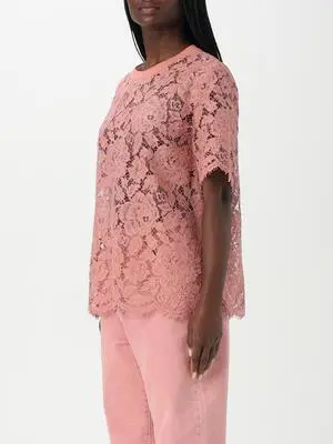 Dolce & Gabbana Lace T-shirt - Pink