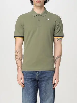K-WAY Cotton Polo With Logo - Green