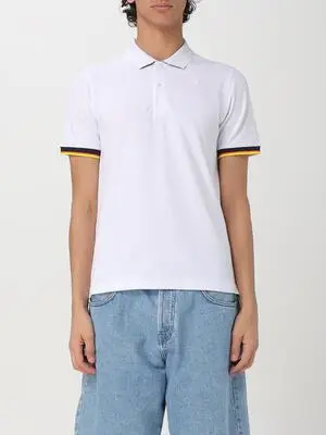 K-WAY Cotton Polo With Logo - White