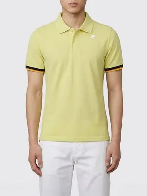 K-WAY Cotton Polo With Logo - Yellow