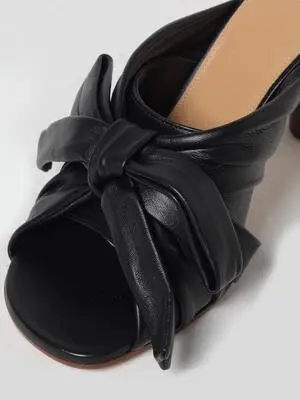 JW Anderson Heeled Sandals With Knot Detailing - Black