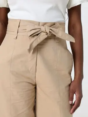 TWINSET High-waisted Belted Trousers