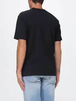 Carhartt Work In Progress Cotton T-shirt With Logo - Black