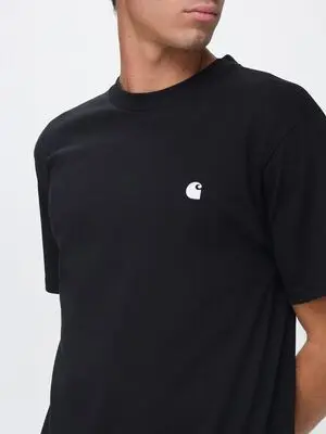 Carhartt Work In Progress Cotton T-shirt With Logo - Black