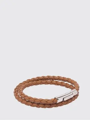 TOD'S Mycolors Braided Calfskin Bracelet - Brown