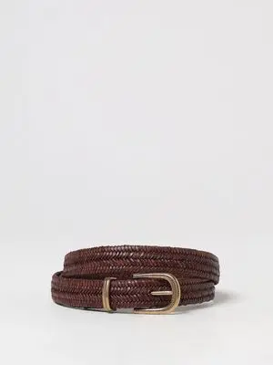 Brunello Cucinelli Brunello Cucinelli Woven Belt Brown