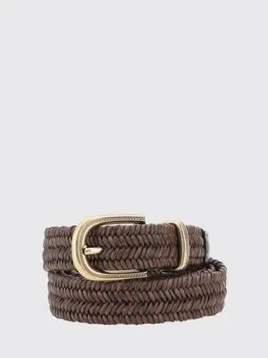 Brunello Cucinelli Brunello Cucinelli Woven Belt Honey