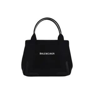 Balenciaga Canvas Tote Bag - Black