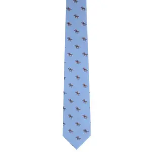 Trafalgar Racehorse Linen Blend Necktie