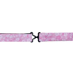 Trafalgar Hanami Cherry Blossom Linen Blend Bow Tie - Pink