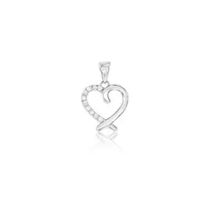 DONATELLO GIAN Sterling Heart Pendant - Silver