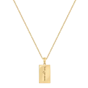ELECTRIC PICKS Xdede Raad Love You More Pendant Necklace - Gold