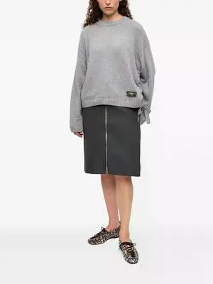 GANNI Drawstring Crewneck Sweater