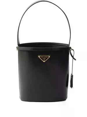 Prada Mini Leather Bucket Bag