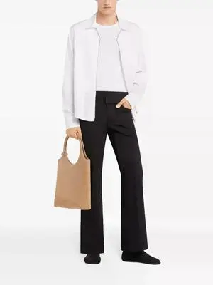 COURREGES Zipped Poplin Shirt