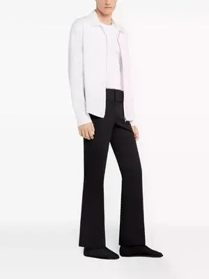 COURREGES Zipped Poplin Shirt