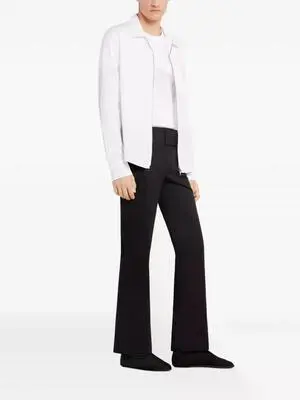 COURREGES Zipped Poplin Shirt
