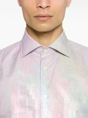 Canali Check-pattern Shirt