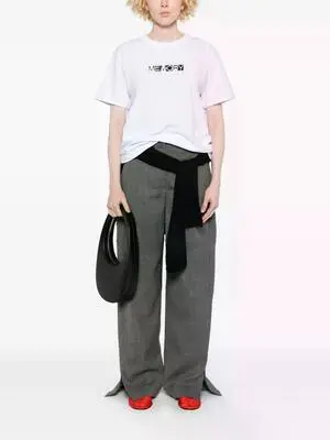 Sacai Slogan-print T-shirt - White
