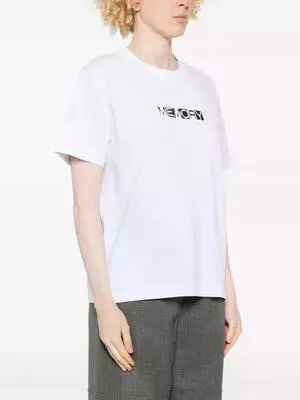 Sacai Slogan-print T-shirt - White