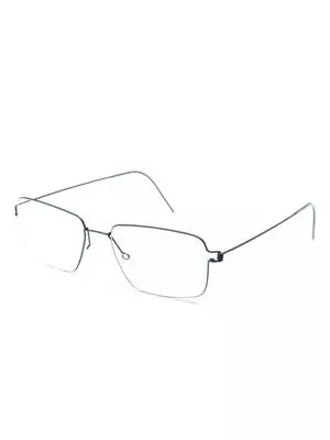 LINDBERG Aaron Rectangle-frame Eyeglasses - Blue