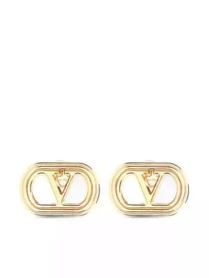 Valentino Garavani Vlogo Signature Stud Earrings - Gold