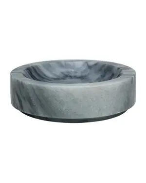 MARBLE CRAFTER Eris Collection Soap Dish - Cloud Gray