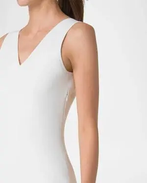 Akris Sleeveless Knit Midi Dress