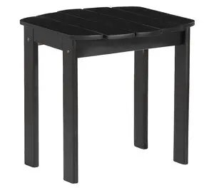 LINON Home Black Adirondack End Table