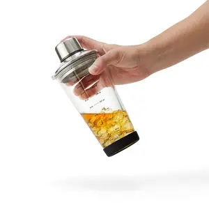 RABBIT Glass 18 Oz Cocktail Shaker Bottle