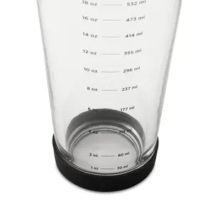 RABBIT Glass 18 Oz Cocktail Shaker Bottle