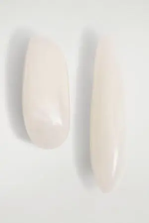 Cos Mismatched Sculptural Resin Earrings
