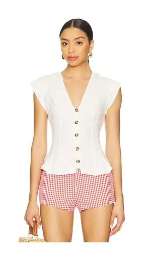 Free People X Revolve Dylan Vest - White