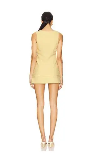 Amanda Uprichard X Revolve Kya Romper - Lemon