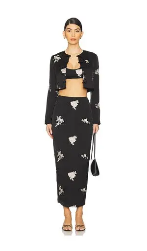 SAU LEE Mira Embroidered Set