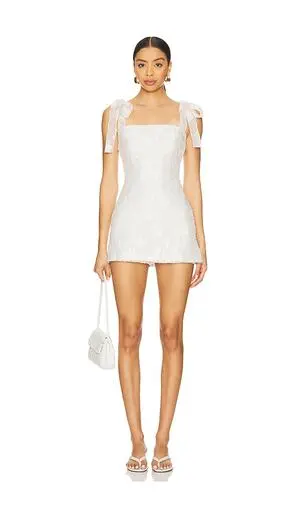 Amanda Uprichard Keenan Skort Romper - White