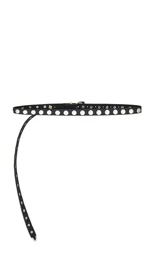 PETIT MOMENTS Long Studded Disc Belt - Black